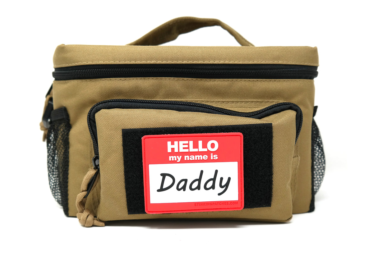 Hello My Name is Daddy PVC Hook and Loop Patch | Funny Tactical Patch – Stinking Patch Co.