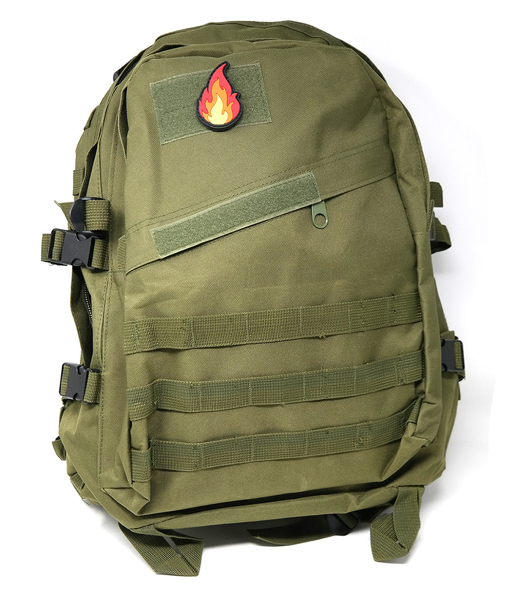 Flame Lick - Fire - Blaze | PVC Rubber Tactical Hook and Loop Patch – Stinking Patch Co.