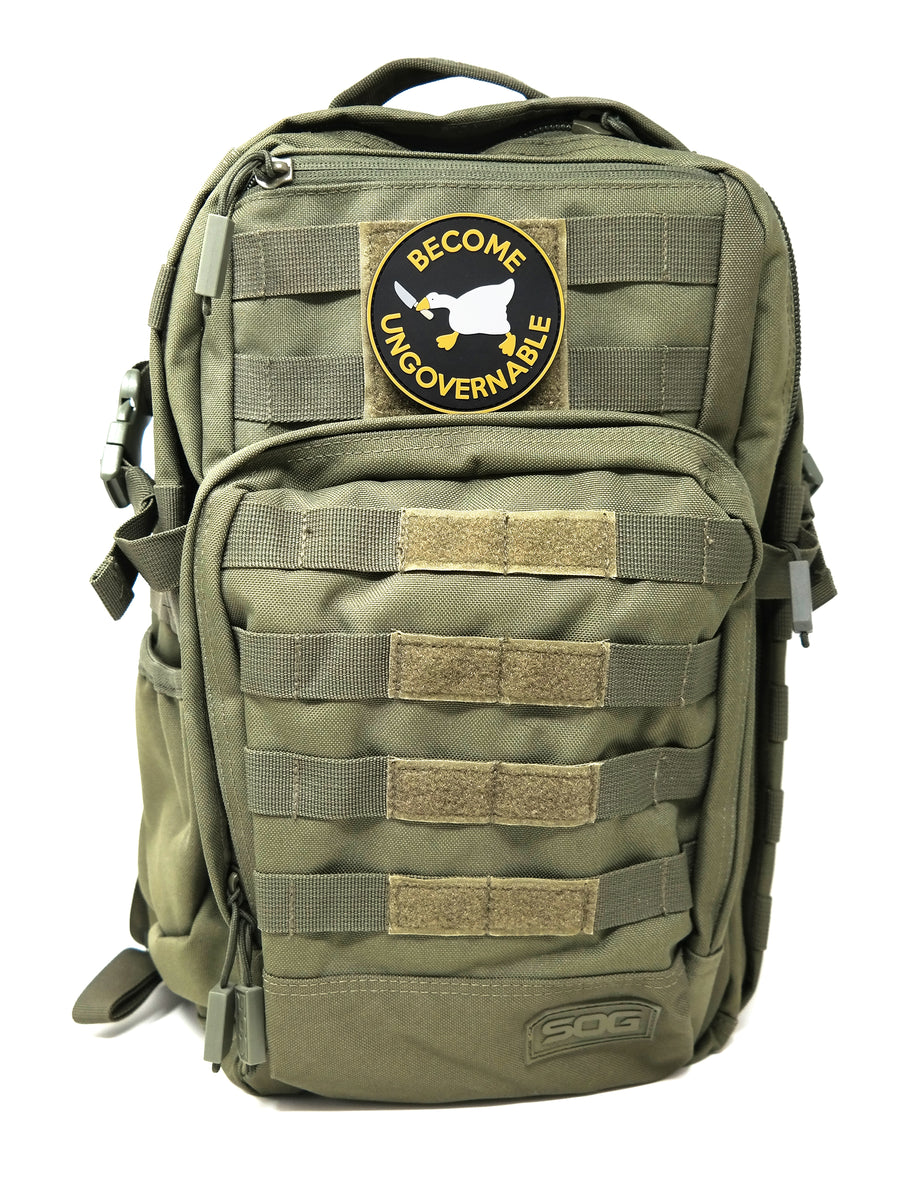 Become Ungovernable Goose with Knife PVC Hook and Loop Morale Patch ...