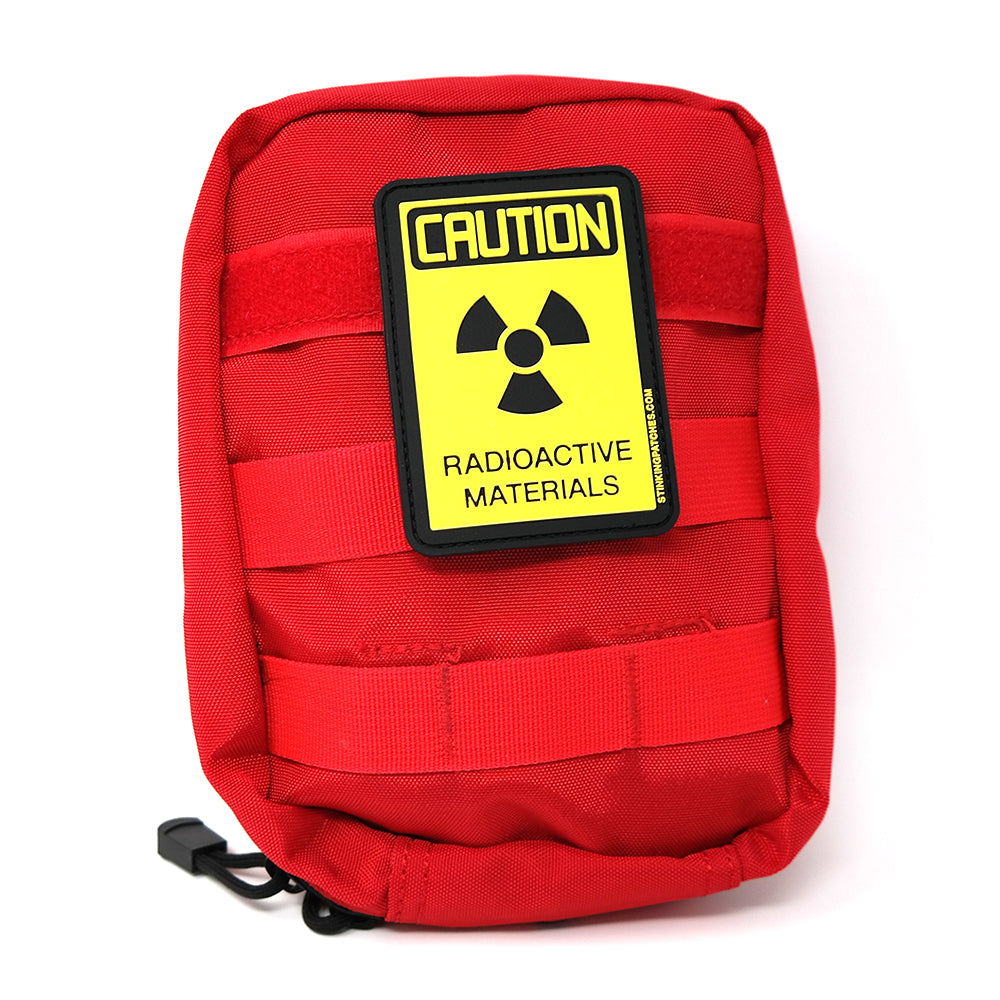 Caution Radioactive Materials PVC Morale Patch – Stinking Patch Co.