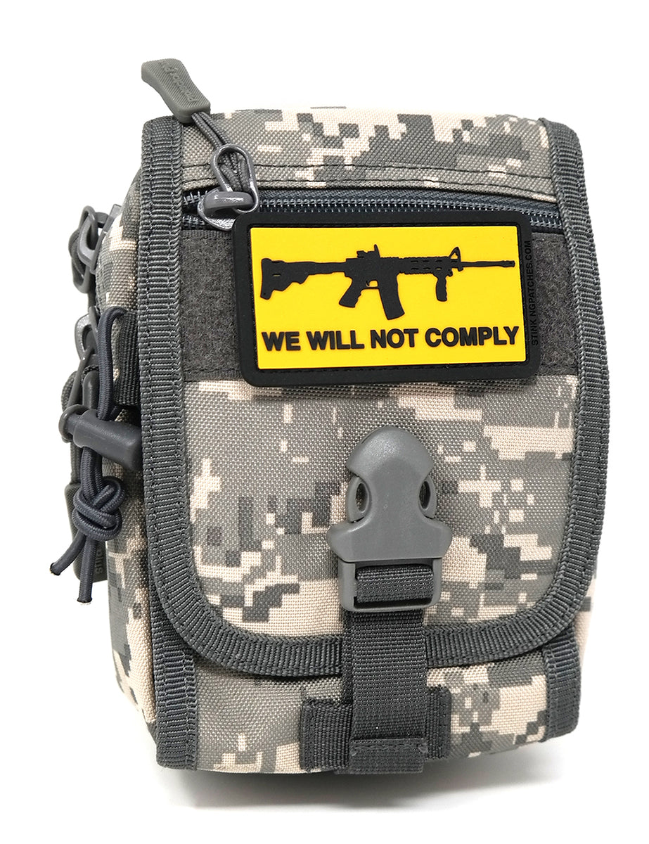 We Will Not Comply - 2A Support - PVC Rubber Tactical Morale Patch ...